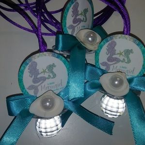 Other | 12 Mermaid Seashell Pearl Baby Shower Pacifiers | Poshmark